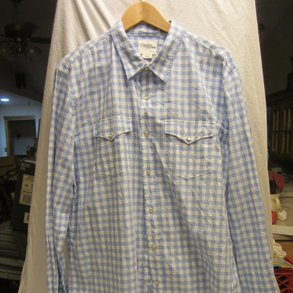 The Foundry Supply Co. | Shirts | Foundry Ny Western Shirt Pearl Snap Buttons Xl | Poshmark